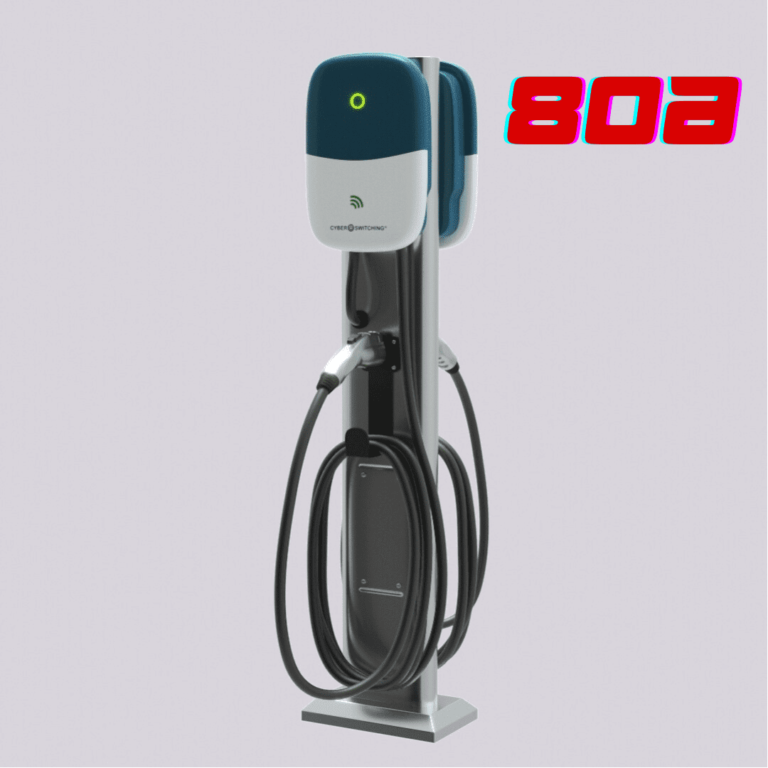 80A Commercial Dual EV Charging station, Dual CSE2 Level-2, RFID ...
